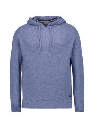 Pierre Cardin Herren Kapuzenpullover blau unifarben