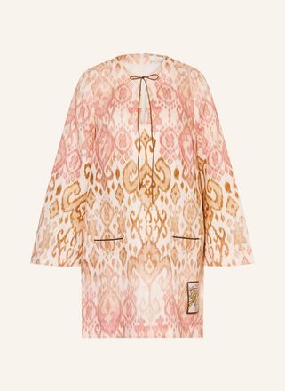 Zimmermann Strandkleid Aster Shift Aus Leinen pink