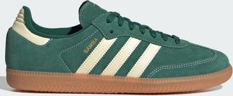 adidas Originals Samba OG - Baskets &agrave; semelle en caoutchouc - Vert et blanc