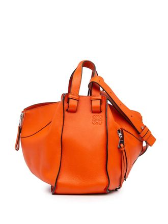 Loewe petit sac à main Hammock en cuir (2017) - Orange