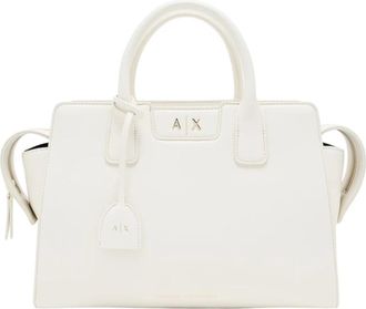 A|X Armani Exchange Femme, Sacs, Blanc, Taille: ONE Size Shopping Bag