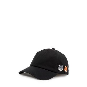 Maison Kitsun&eacute; Casquette &agrave; broderies en coton