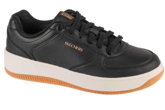 Skechers Sport Court 2.0 - Core Essential 185160-BBK, Women Plimsolls,Sneakers, Black, 37,5 EU