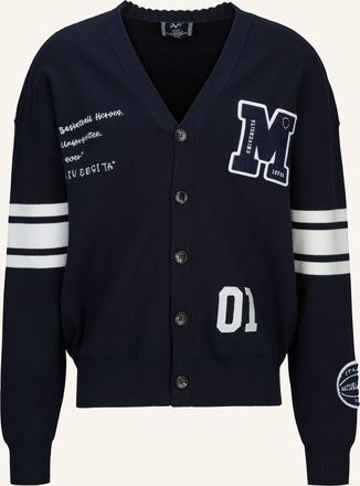 19V69 19V69 Italia Strickjacke Aldo College blau