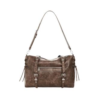 Desigual Half Logo Lanuza Shopper - - Bags - Damen - Braun - ONE SIZE