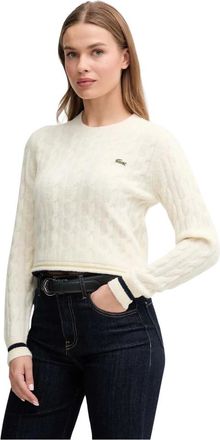Lacoste Damen, Strickwaren, Beige, LGr&ouml;&szlig;e