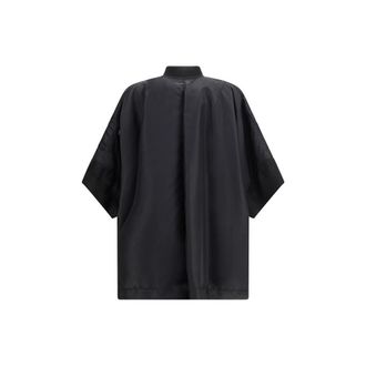 Maison Margiela Womens Black Polyamide Cloacks Clothing