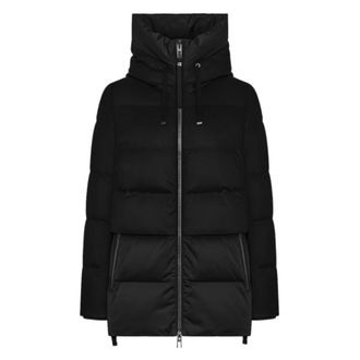 Duno Kurze Schwarze Parka Jacke - - Coats - Damen - Schwarzk - L