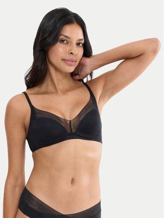 Triumph BH ohne B&uuml;gel Breathe & Lift Smart 10226333 Schwarz