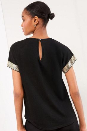 Lipsy T-Shirt Lipsy T-Shirt mit Rundhalsausschnitt, Regular (1-tlg)