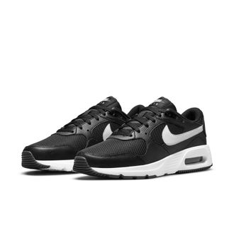 Nike Sneaker NIKE SPORTSWEAR AIR MAX SC, Herren, Gr. 44,5, schwarz-wei&szlig; (schwarz, wei&szlig;, schwarz), Leder, Textil, kontrastfarbene Details, unifarben, Schuhe