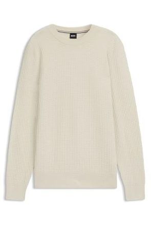 BOSS Hommes H-Imberto Pull en Maille de Coton