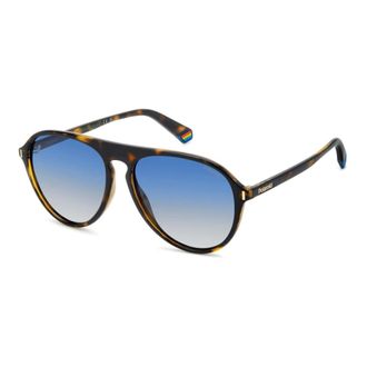 Polaroid Havana Blue Shaded Sonnenbrille - - Accessories - Herren - Schwarzk - 57 MM