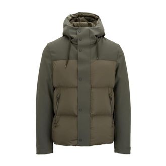 Herno Herren Pufferjacke mit Rei&szlig;verschluss - - Jackets - Herren - Gr&uuml;n - L