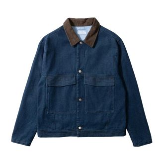 Edmmond Studios Avail Jacket Stonewash - - Jackets - Herren - Blau - M