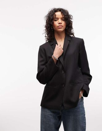 Collusion Blazer oversize ajust&eacute; - Noir