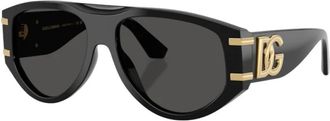 Dolce & Gabbana unisex, Accessoires, Noir, Taille: 57 MM Lunettes de soleil Aviateur