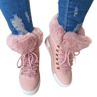 Generic Bottes dhiver pour femmes style europ&eacute;en avec talon moyen et semelle antid&eacute;rapante pour tenue &eacute;l&eacute;gante et confortable en saison froide (41)