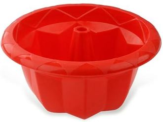 Dr. Oetker Silikon-Gugelhupfform Flexxibel Love Ø18 cm - Backform aus Platinsilikon, vielseitig einsetzbar, ideal für kleine Kuchen, Eis & Desserts