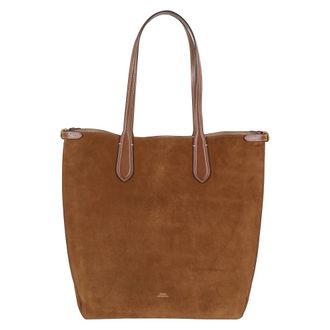 Polo Ralph Lauren Zimt Wildleder Tote Tasche - - Bags - Damen - Braun - ONE SIZE