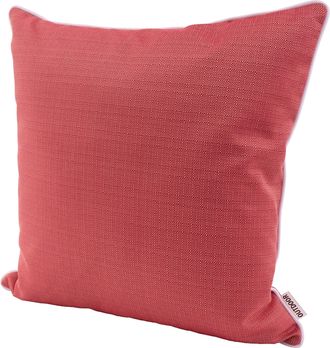 CB Home & Style Outdoor Garten Kissen Garngefärbt Uni Wasserabweisend 45 x 45 cm (Waltzrot)