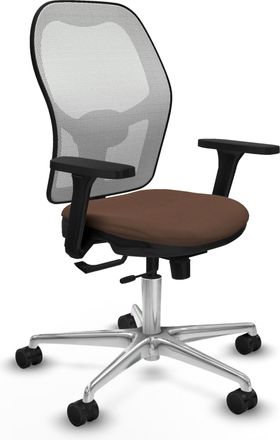 Piqueras y Crespo Jorquera PC-Stuhl mit 3D-Armen, h&ouml;henverstellbare Lendenwirbelst&uuml;tze, ausgestattet mit Syncro/Traslack und injiziertem Schaum. Mit Rollen von 65 mm Ny