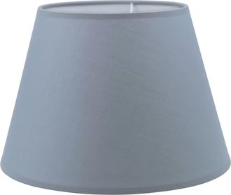Sinta Lampenschirme 30cm/12 Inch Baumwolle Stoff Moderne Ersatz Lichtschirm Lampenschrim für E14/E27 Ersatzschirm Tischlampe Nachttischlampe Wandlampe,Grau