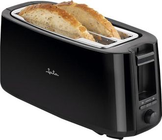 Jata JETT1585 Toaster für 2 lange Scheiben (25 x 3 cm), 7 Bräunungsstufen, Auftau- und Warmhaltefunktion, Automatische Zentrierung, Krümelschublade