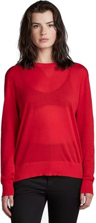 G-Star RAW Damen Core Round Neck Knitted Pullover