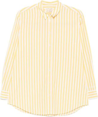 MC2 Saint Barth Femme, Blouses et Chemises, Jaune, Taille: 40 FR Brigitte Shirt