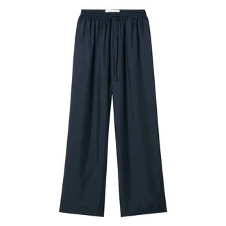 R&oacute;he Weite Hose mit Kordelzug - - Trousers - Damen - Blau - S