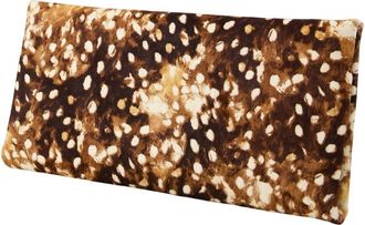 Staud Muse Leather Clutch - Brown