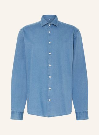Seidensticker Seidensticker Hemd Regular Fit In Jeansoptik blau