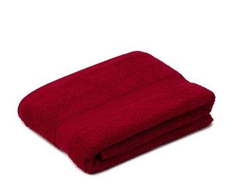G&ouml;zze New York Badetuch, Weich und saugf&auml;hig, 100% Baumwolle, 100 x 150 cm - Bordeaux