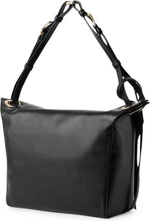 Furla Smooth Grain Leather Shoulder Bag - Black