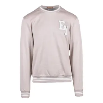 Eleventy Herren, Sweatshirts & Hoodies, Beige, SGr&ouml;&szlig;e