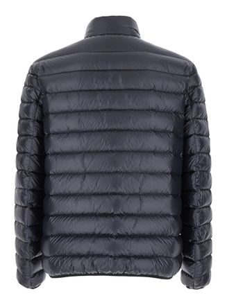 Givenchy Mens Black High Neck Down Jacket With Logo Detail Polyamide Padded &
