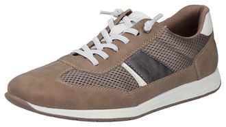 Rieker Slip-On Sneaker RIEKER, Herren, Gr. 46, braun kombiniert, Lederimitat, Schuhe, Slipper, Freizeitschuh, Halbschuh zum Schlupfen