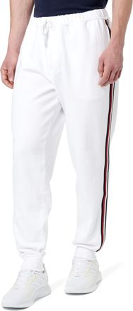 Tommy Hilfiger Herren Global Stripe Sweatpants Mw0Mw38696 Trainingshose, White (White 658 170), XXL