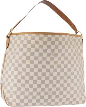 Louis Vuitton Sac bandouli&egrave;re Damier Azur Pre-owned - Femme - Pre-owned - Blanc - Taille: ONE Size