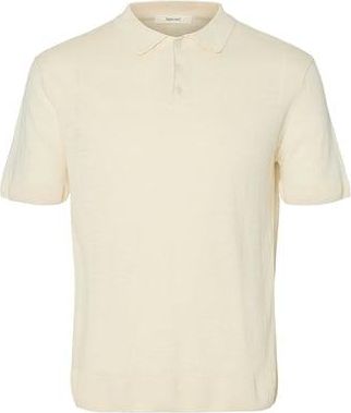 Selected Polo manches courtes en lin