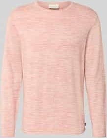 Tom Tailor Regular Fit Strickpullover aus Baumwoll-Mix Modell Space dye