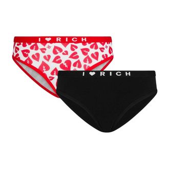 John Richmond Femme, Sous-vêtements, Multicolore, Taille: 44 FR Bipack Slips Taille Basse