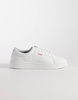 HUGO BOSS HUGO Red - Baskets &agrave; logo - Blanc