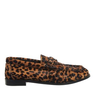 Saint Laurent Loafer - Penny Loafer - Gr. 37 (EU) - in Leopardfarben - f&uuml;r Damen