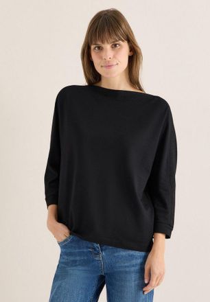 Cecil 3/4-Arm-Shirt mit U-Boot-Ausschnitt