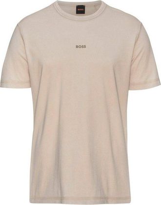 HUGO BOSS T-Shirt Tokks mit BOSS ORANGE Markenlabel