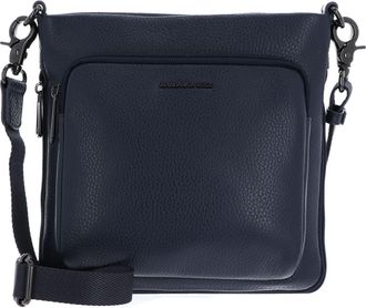 Mandarina Duck Mellow Leather Crossover Bag Dress Blue