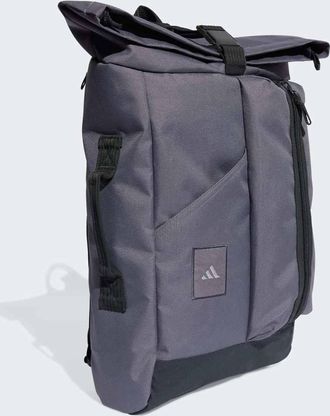 adidas adidas Performance - Sac &agrave; dos style utilitaire &agrave; rabat roul&eacute; - Gris