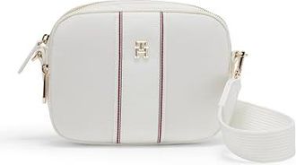 Tommy Hilfiger Sac &agrave; Bandouli&egrave;re Femme Poppy Camera Bag Large Bandouli&egrave;re, Ivoire (Ecru Corp), Taille Unique
